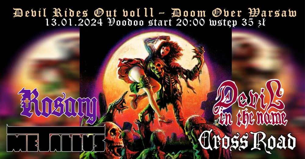 Devil Rides Out, czyli doom metalowa uczta w Warszawie